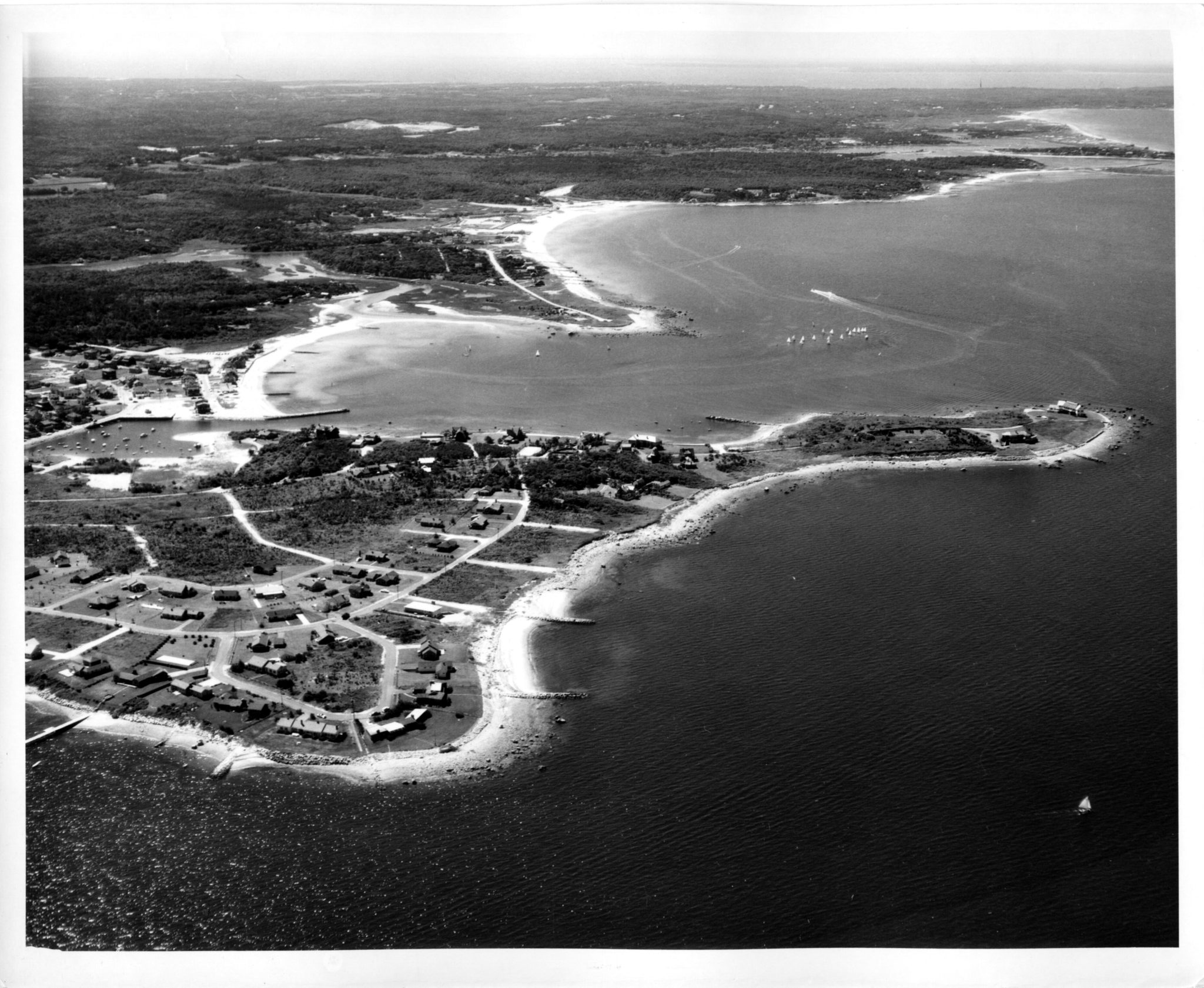 Falmouth From the Air c1950 - Falmouth Museums on the Green